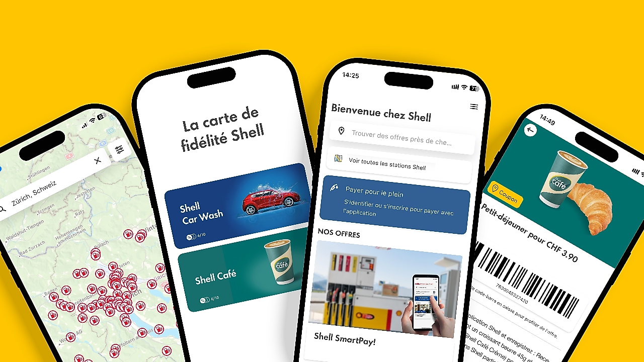 Collecter et économiser avec l’application Shell | Shell en Suisse